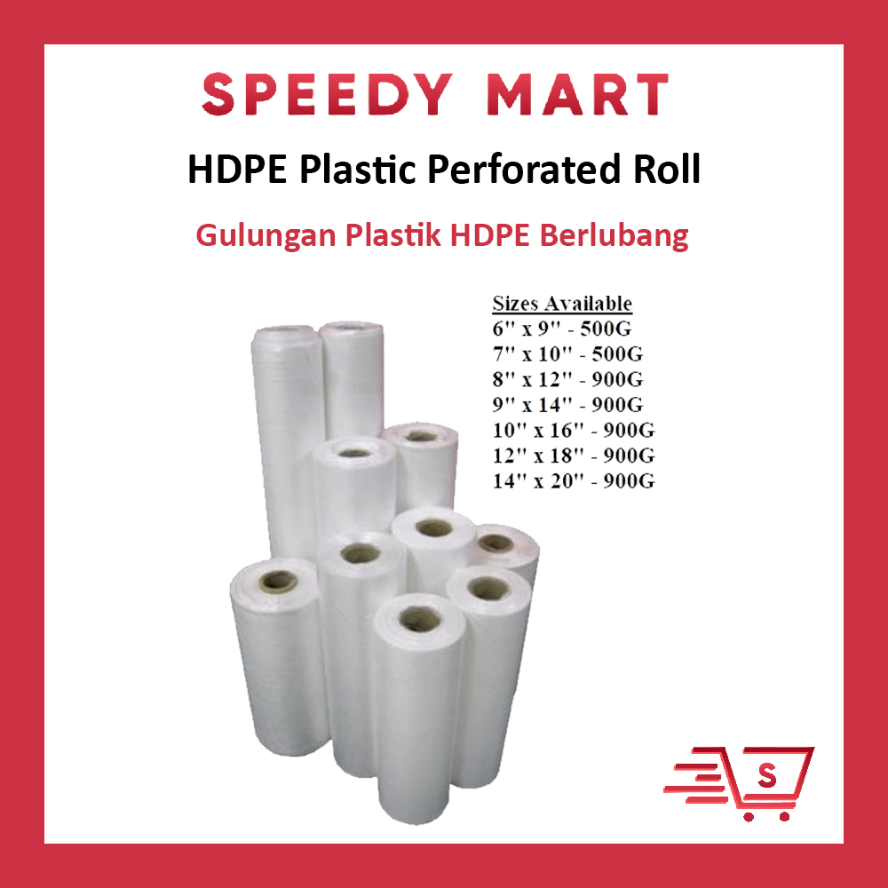 Beg Plastik Gulung / Plastic Roll/ Multipurpose Plastic Bag Perforated ...
