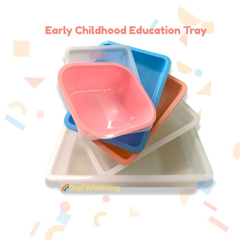 Kindergarten Tray for Early Childhood Education Food-Grade Plastic Tray ...