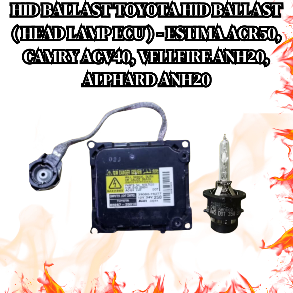 HID BALLAST TOYOTA HID BALLAST ( HEAD LAMP ECU ) - ESTIMA ACR50, CAMRY ACV40, VELLFIRE ANH20 ...