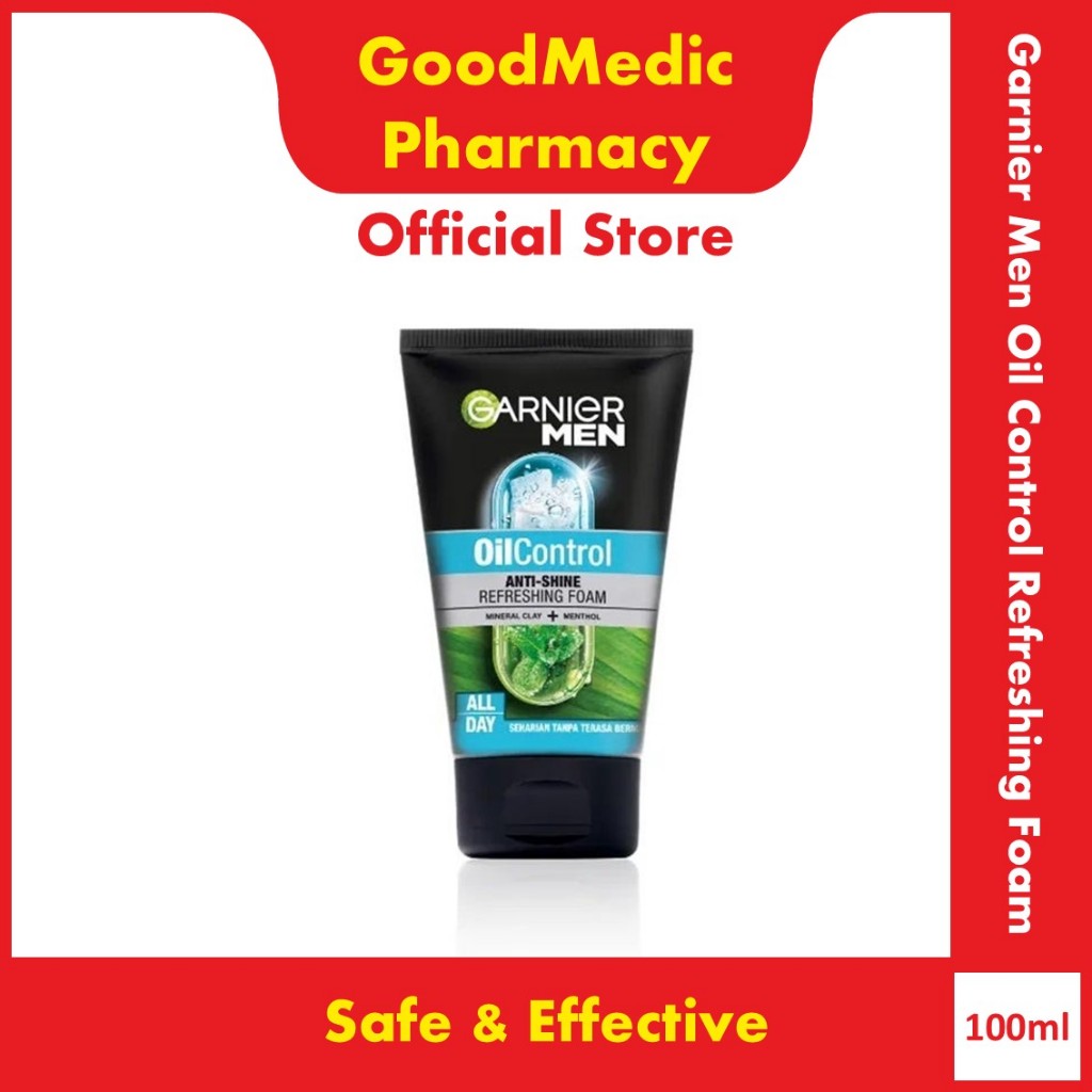 Garnier Men Oil Control Refreshing Foam (100ml) | Shopee Malaysia
