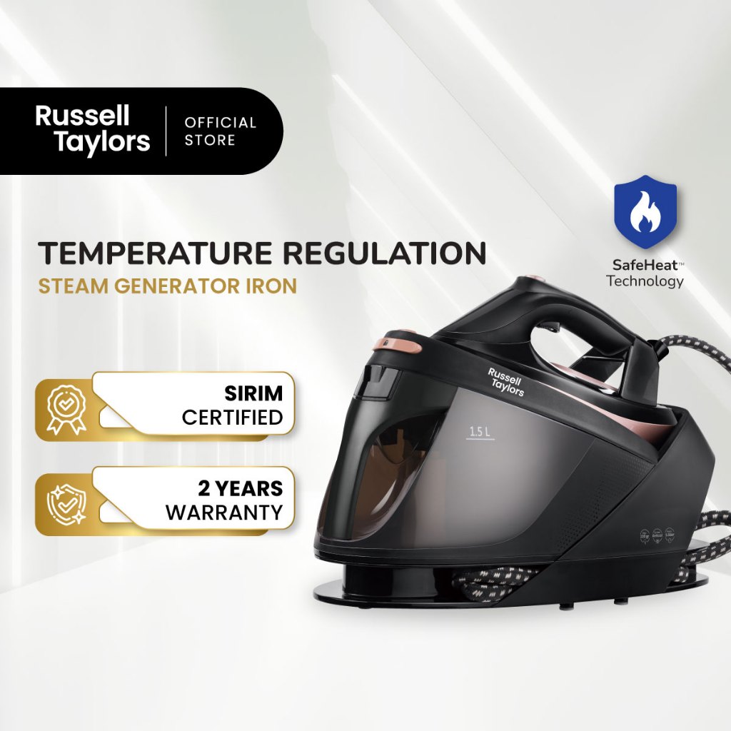 Russell Taylors Optisense Steam Generator Steam Iron Seterika Wap (1.5L ...