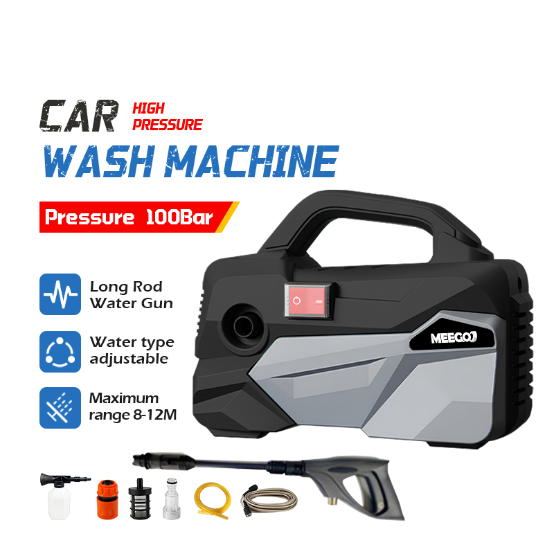 MeeGoo Portable High Pressure Car Wash Water Jet (6000W) | Shopee Malaysia