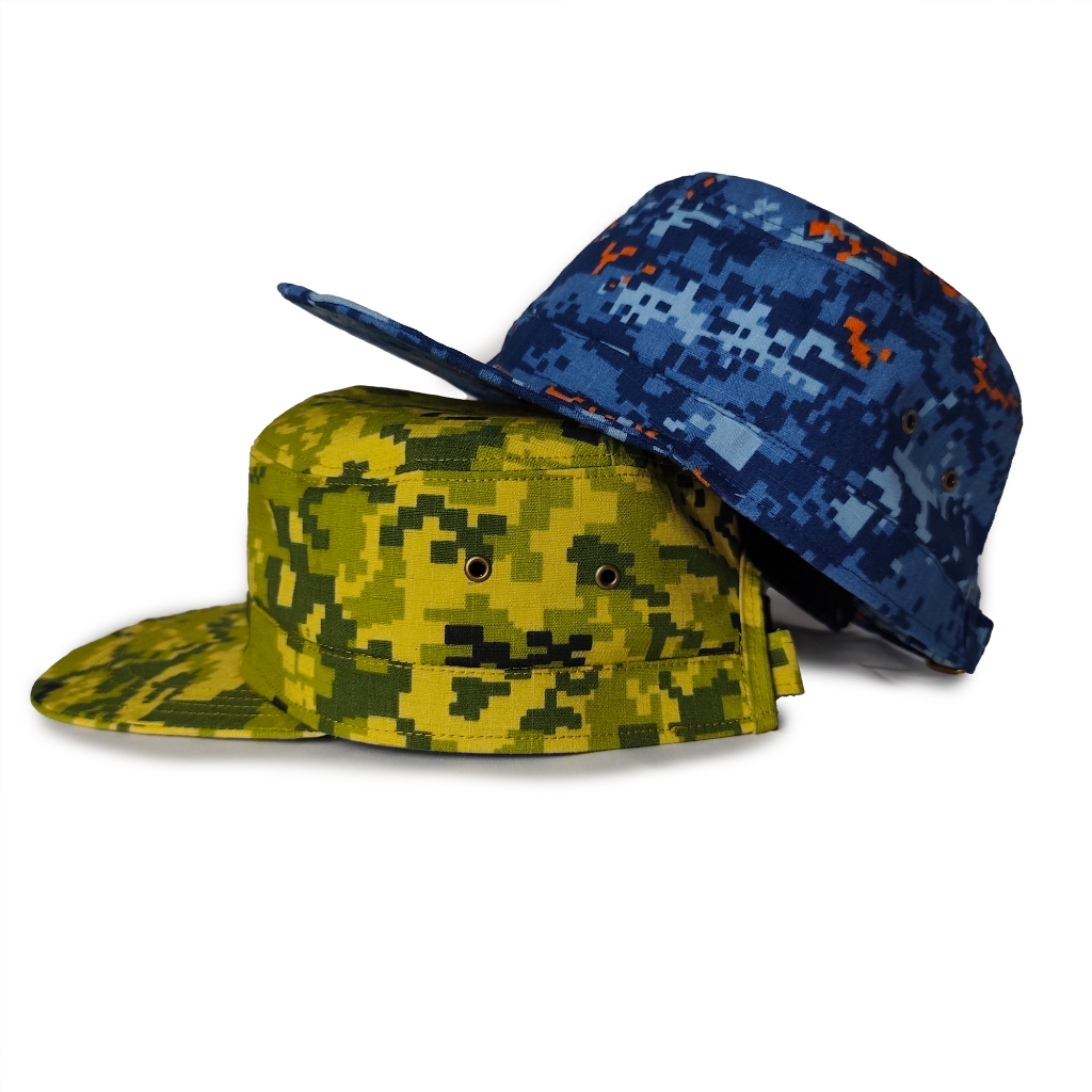 Military Cap/Patrol Hat/ TOPI CORAK LORENG A P M dan RE LA | Shopee ...