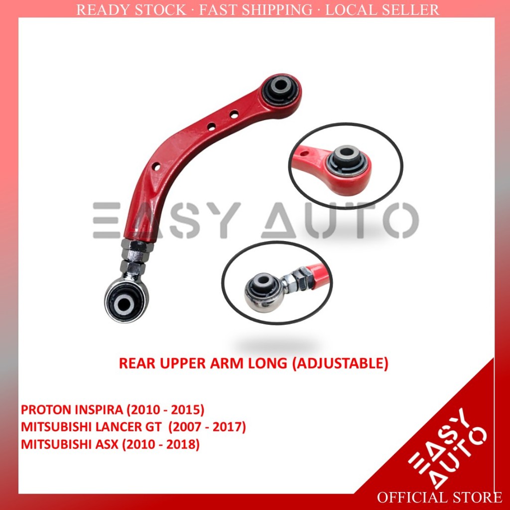PROTON INSPIRA 1.8 2.0 / MITSUBISHI LANCER CY4A GT - HEAVY DUTY ADJUSTABLE SUSPENSION REAR UPPER ...