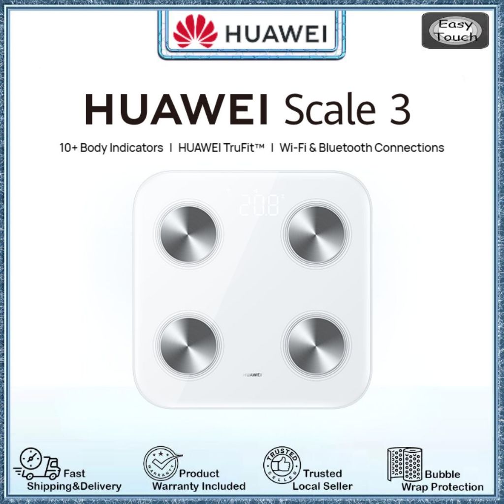 HUAWEI Scale 3 | Wi-Fi & Bluetooth Connections | HUAWEI TruFit™ | 11 ...