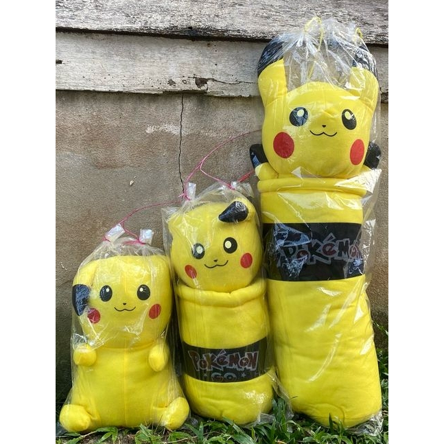 POKEMON PIKACHU / PATUNG PIKACHU SIZE 55CM / BANTAL PELUK SIZE 45 CM ...