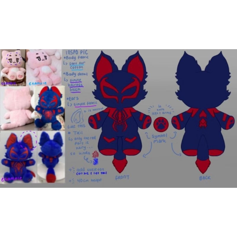 Custom Handmade Cute Plush Soft Toys - Portrait / children drawing / 2D ...