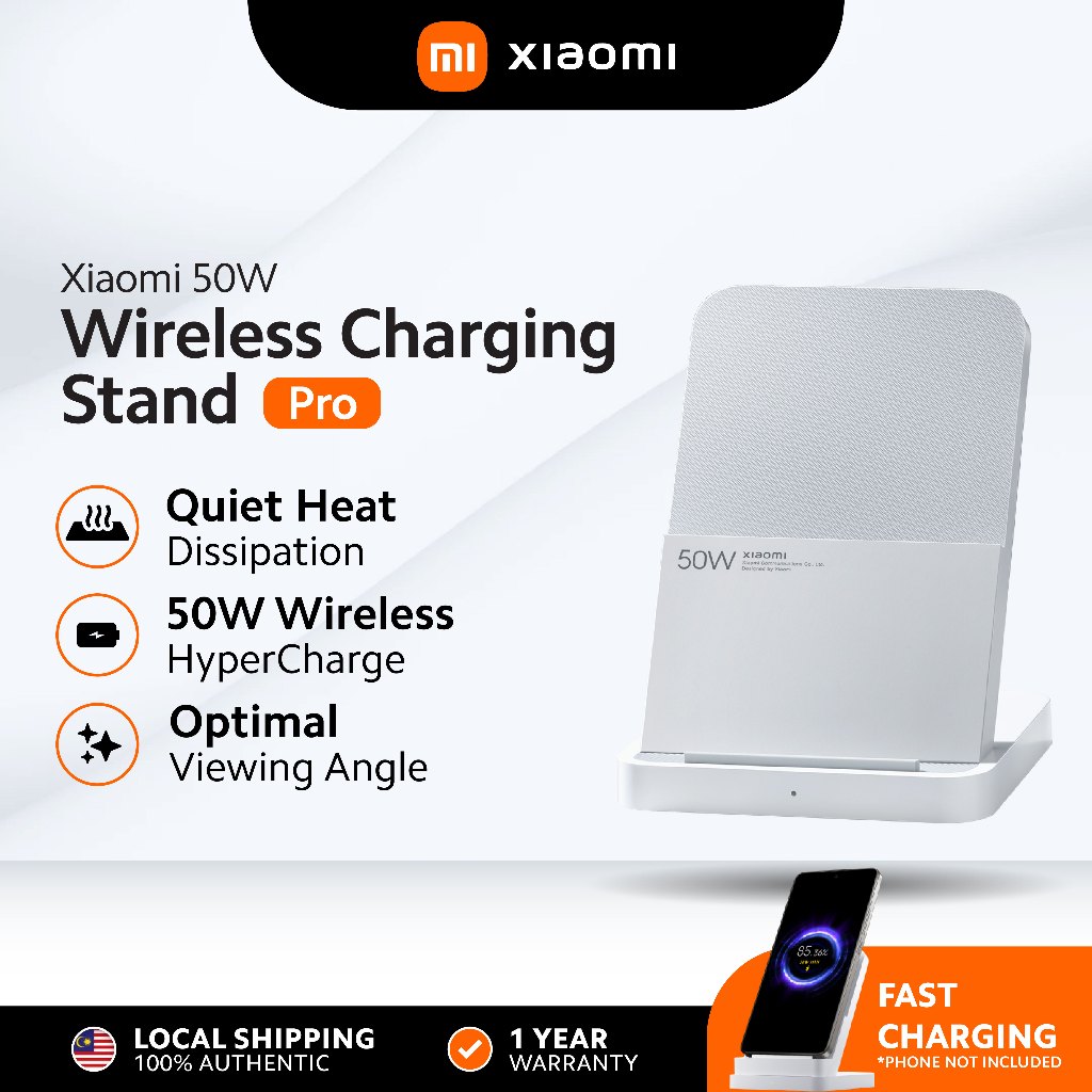 Xiaomi 50W Wireless Charging Stand Pro | Qi High-Efficiency Fast Charging | Multiple Protections ...