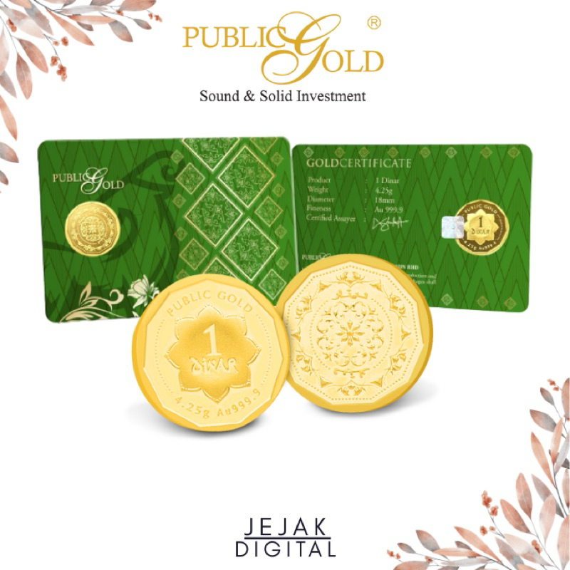 1 Dinar (4.25g) Emas Tulen 999.9 Public Gold | Ready Stock | Mesra Ar ...