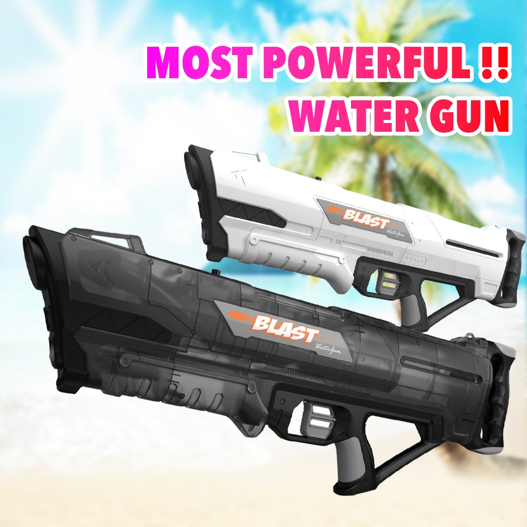 Water Blaster Gun High Pressure Continuous Shooting Air Guns Toys Gun x ...