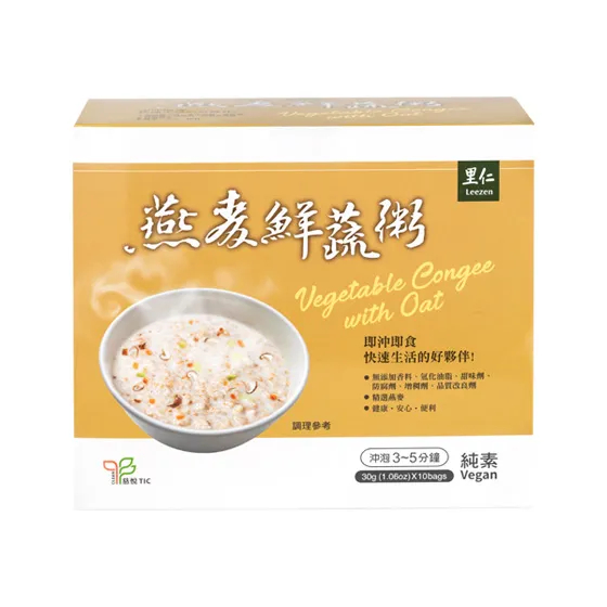 Vegetable Congee with Oat 燕麦鲜蔬粥 (30gx10/Box) | Shopee Malaysia