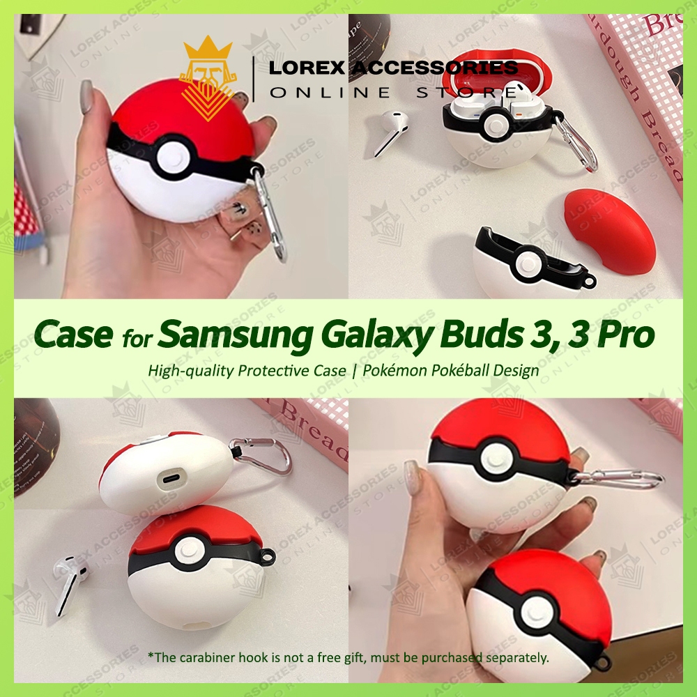 Case for Samsung Galaxy Buds 3 / 3 Pro, Pokemon Pokeball Series, High ...