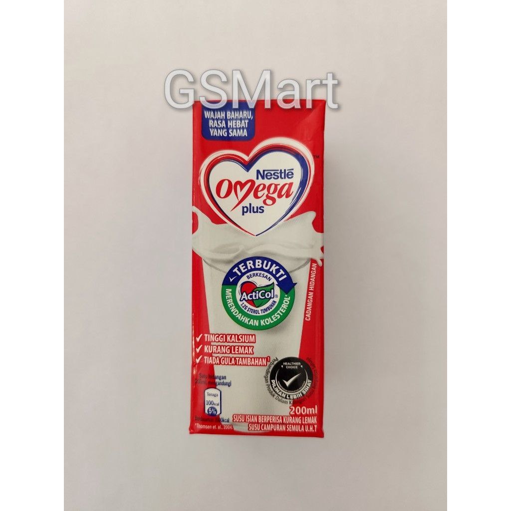 Omega Plus UHT 200ml (ex: 9/2025) | Shopee Malaysia