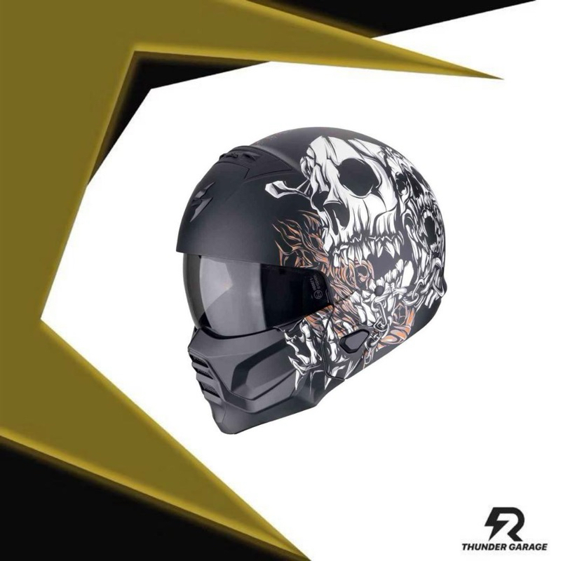 Scorpion Exo Combat Evo 2 Genesis Jet Helmet (Original 100%) | Shopee ...