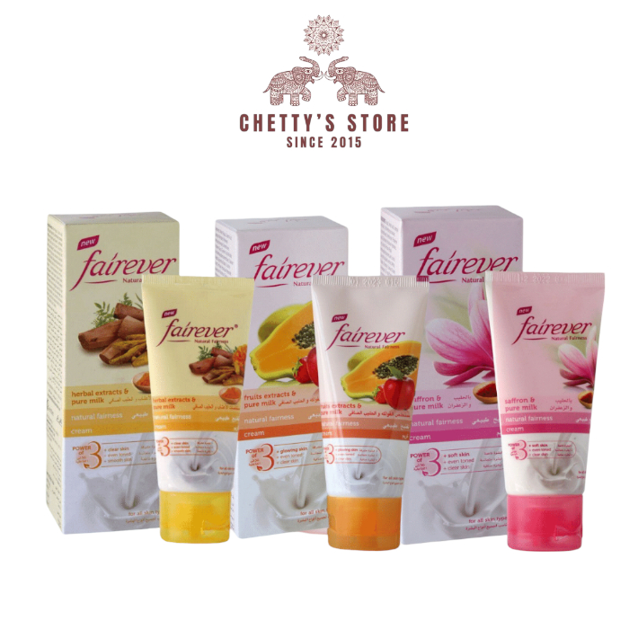 Fairever Natural Fairness Cream 50g/100g | Shopee Malaysia