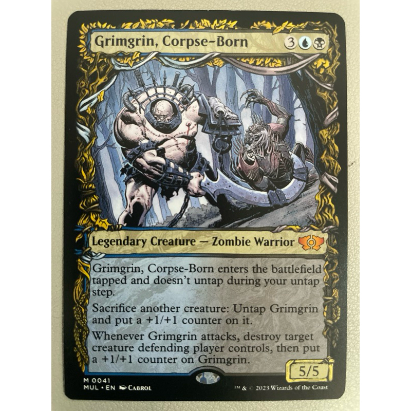 MTG:March of the Machine (MUL) M0041 - Grimgrin, Corpse-Born | Shopee ...