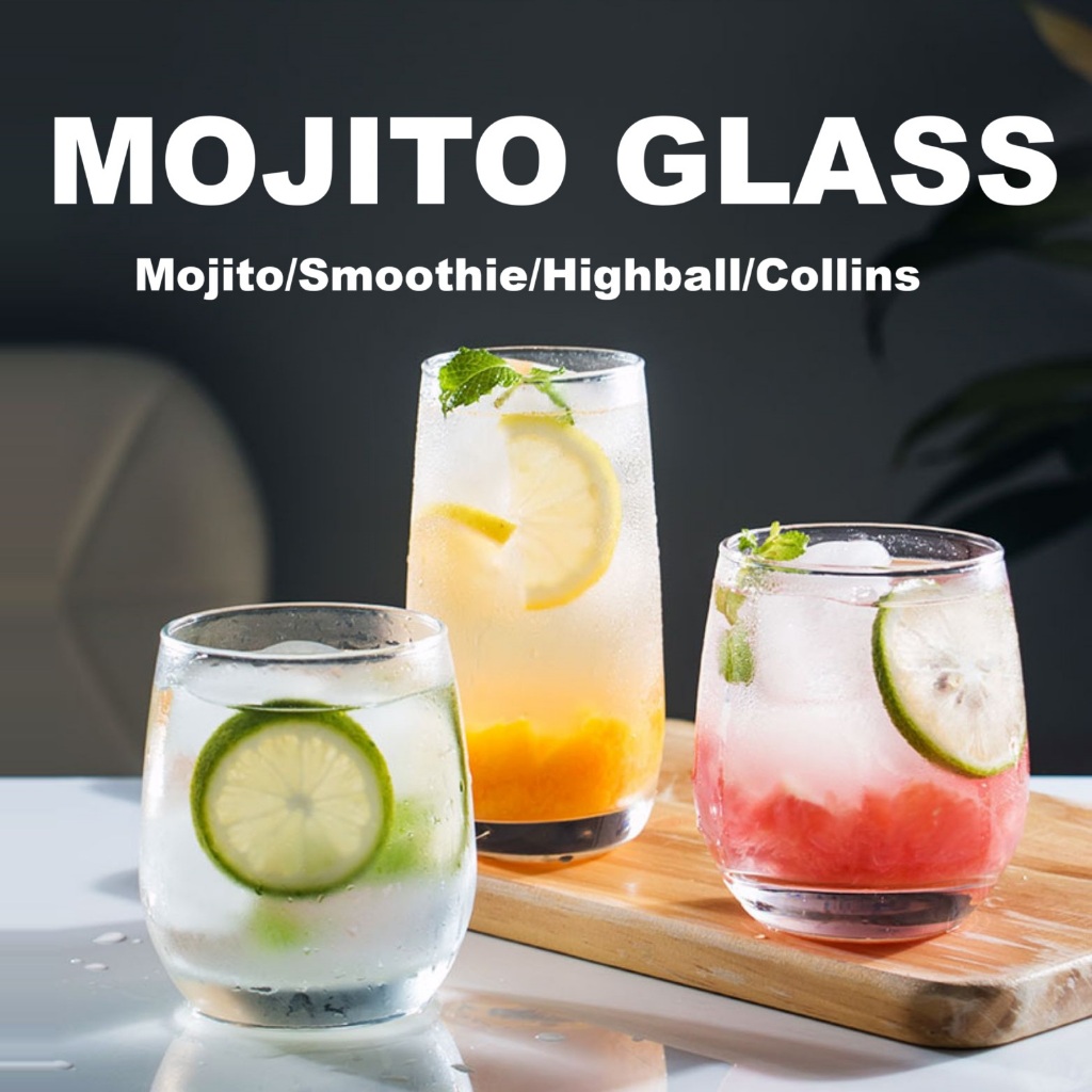 Mojito/Highball/collins/Smoothie Glass (510ml/550ml/535ml/270ML ...
