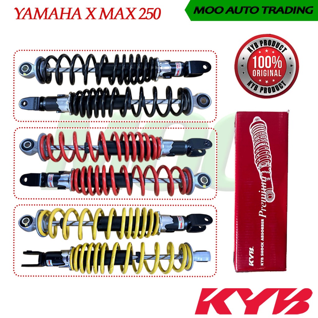 YAMAHA XMAX 250 KYB KAYABA REAR ABSORBER (MONO / MONOSHOCK) | Shopee ...