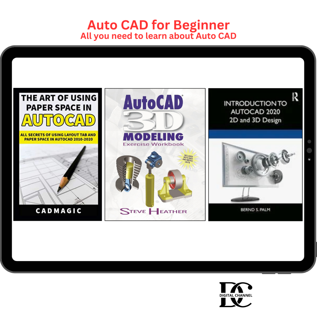 Book Bundle: Auto CAD for Beginner -2D 3D Modelling | Shopee Malaysia