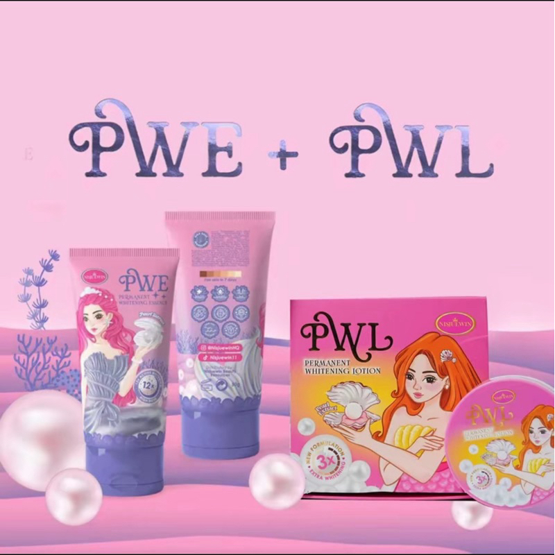 PWL Permanent Whitening Lotion PWL I Permanent Whitening Essence PWE by ...