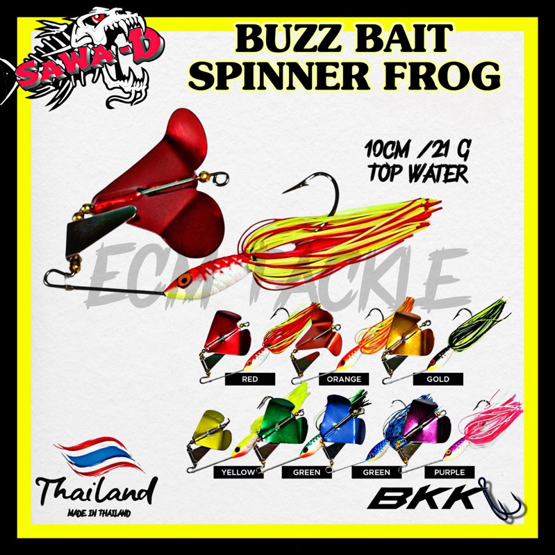 [ECM] Sawa-D Buzz Bait | 10cm / 21g | Splasher Spinner | Fishing Lure ...