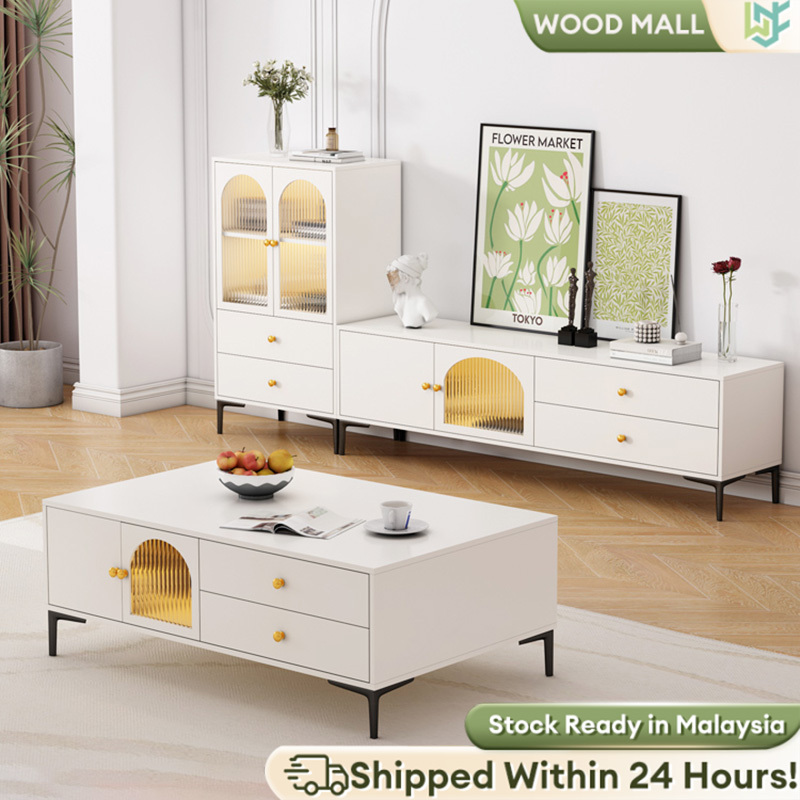 𝙍𝙚𝙖𝙙𝙮 𝙎𝙩𝙤𝙘𝙠 TV cabinet/Coffee table/Side cabinet/TV kabinet/Meja kopi ...