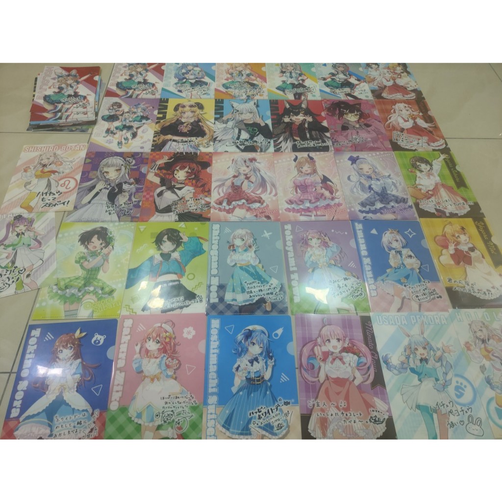 Hololive Official A5 Clear File Merchandise | Shopee Malaysia