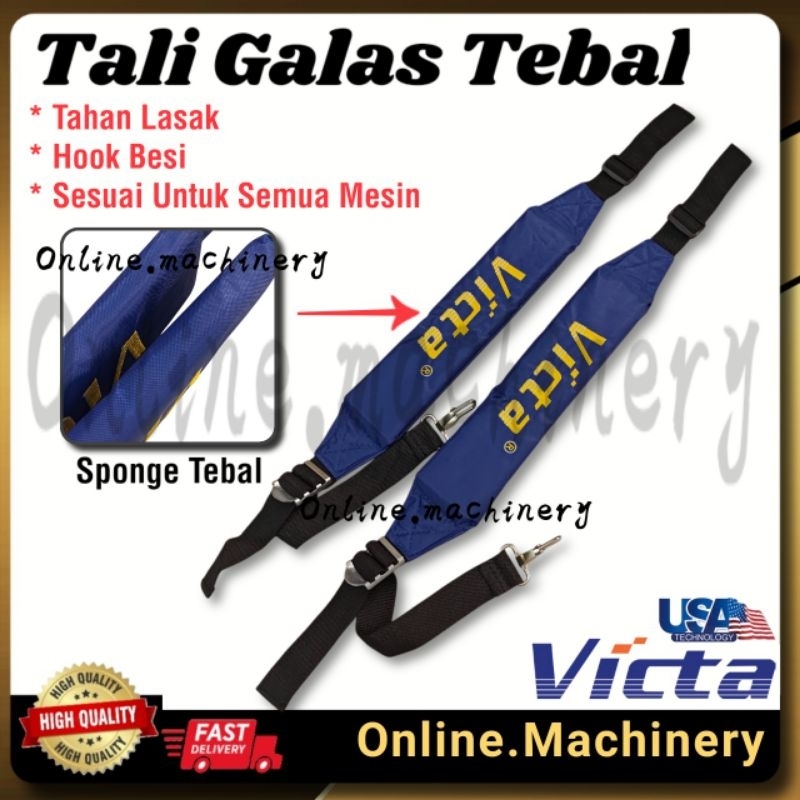 Victa Tali Galas Tebal Heavy Duty Shoulder Belt Brush Cutter Knapsack ...