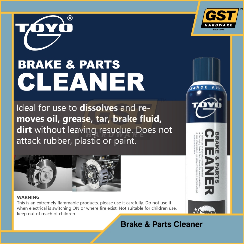 TOYO-G Brake Cleaner Spray Parts Cleaner 300ml Brek Cleaner Brake Disc ...