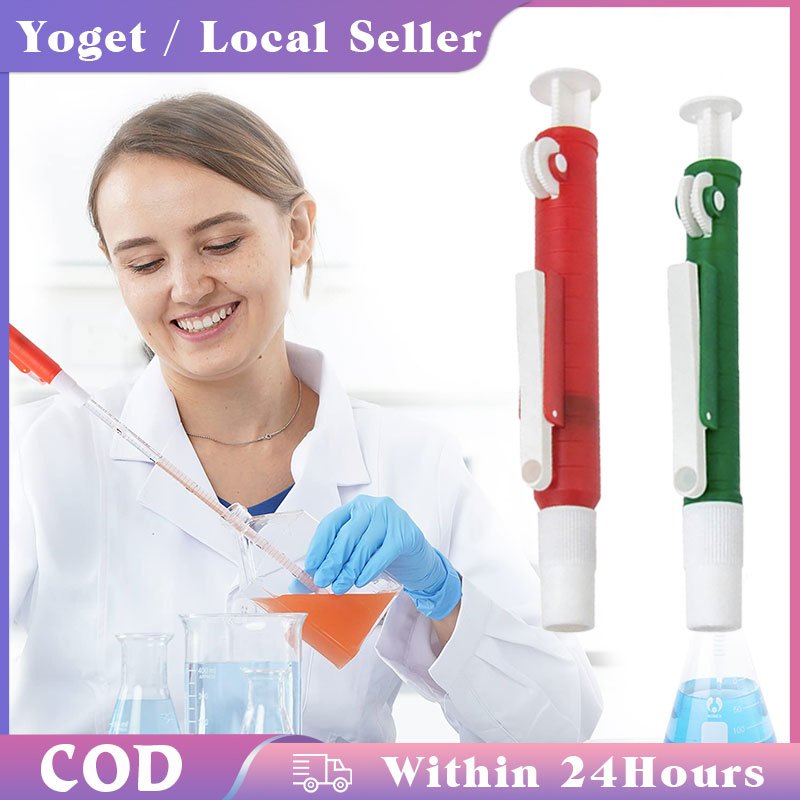 10ml/25ml Manual Pipette Pump / Scientific Pipette Pump / 10ml Green 25ml Red | Shopee Malaysia