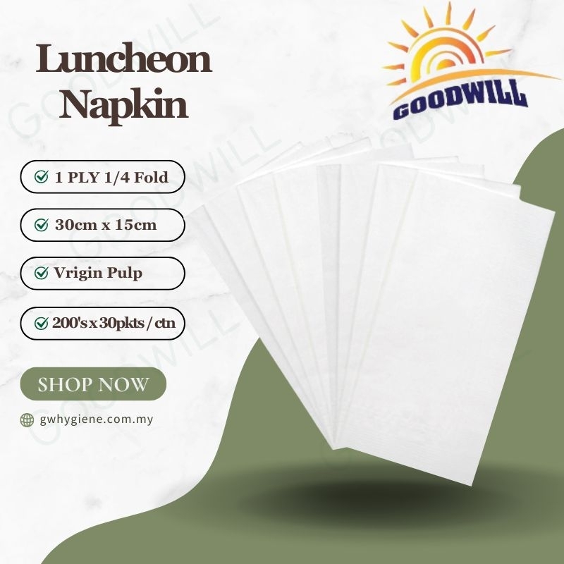 luncheon napkin tissue 1/4 fold 6000pcs hot item | Shopee Malaysia