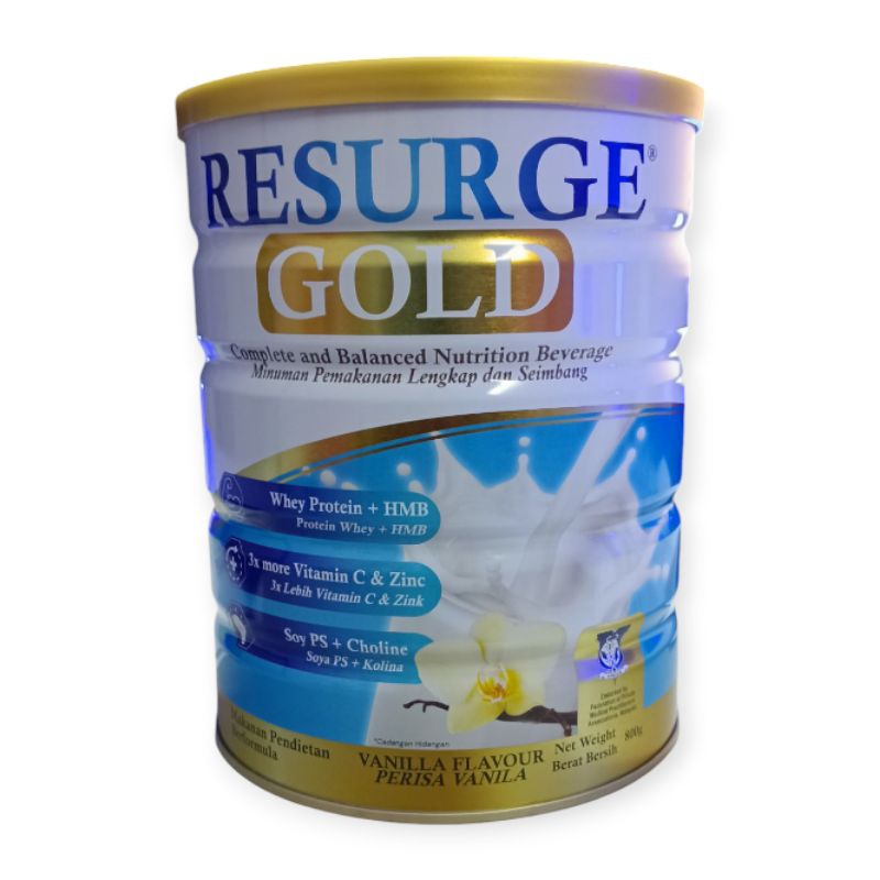 Resurge Gold Vanilla 800g (Exp 10/2026) | Shopee Malaysia