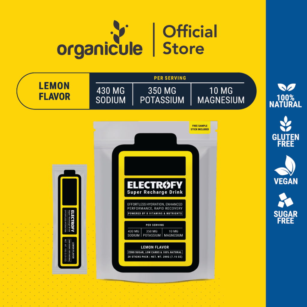 Electrofy Super Recharge Hydration Drink | Electrolyte Powder | No ...