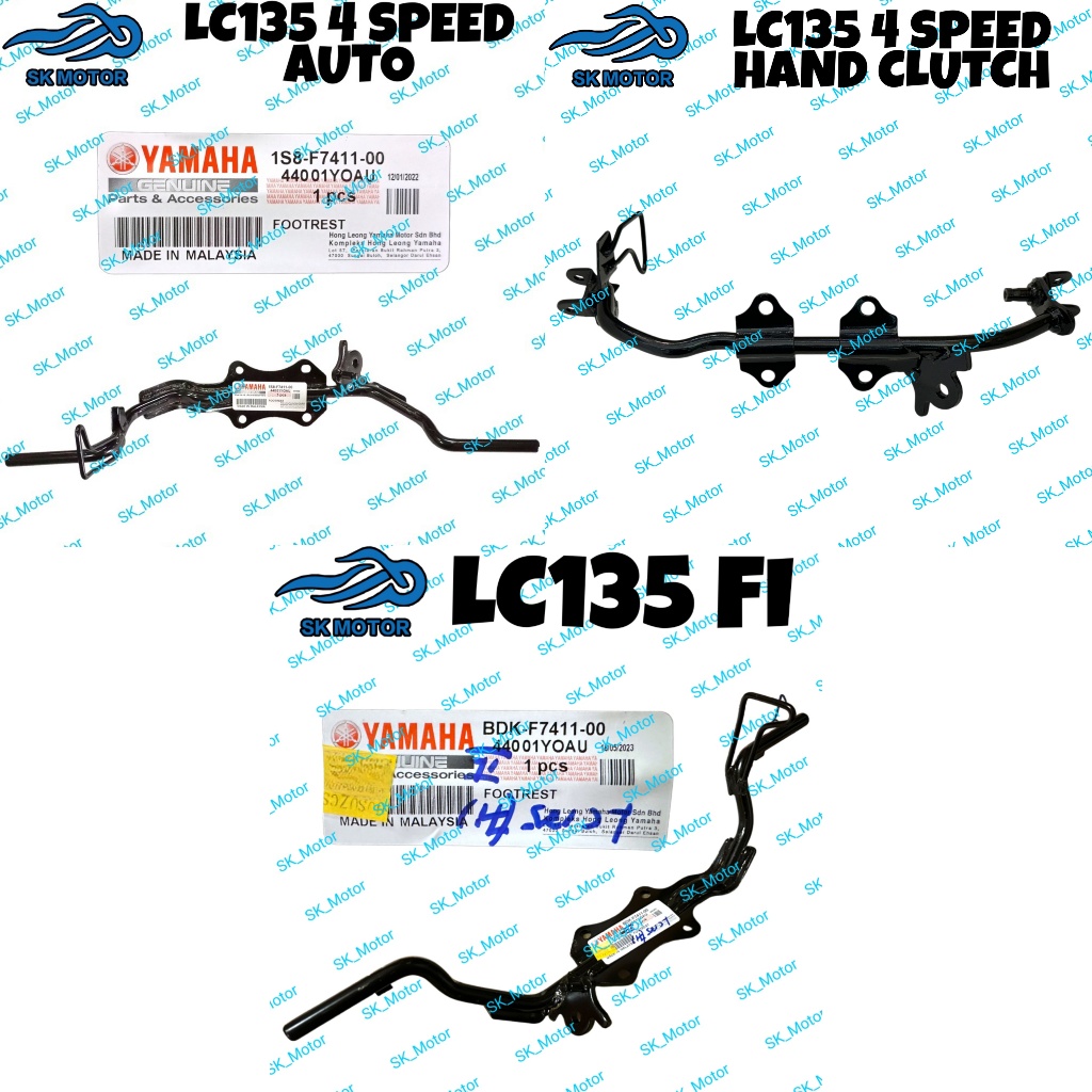 Yamaha LC135 FI LC 4 SPEED AUTO CLUTCH 4S V1~V8 Original Front Step ...