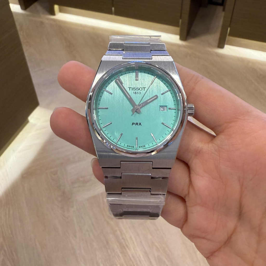 Tissot PRX Quartz Light Green MB - 40mm | Shopee Malaysia