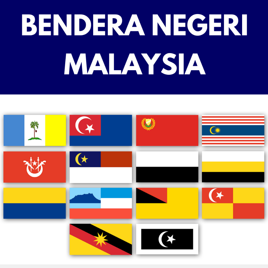 𝗣𝗥𝗜𝗡𝗧 𝗦𝗢𝗨𝗥𝗖𝗘 - Bendera Negeri Malaysia┃Tag Magnet | Shopee Malaysia