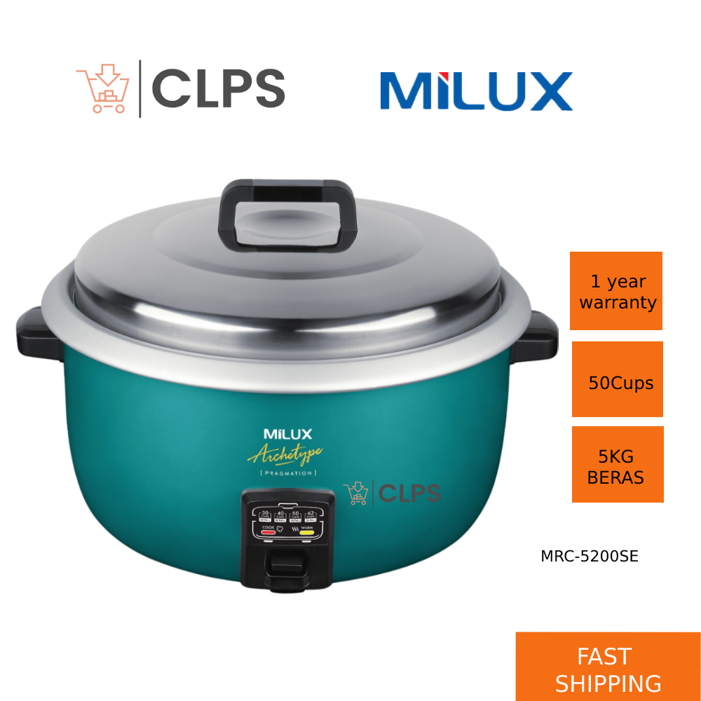 Pensonic MILUX PRC-1000 10L Rice Cooker Periuk Nasi 10Litre Big Rice Cooker PRC1000 | Shopee ...