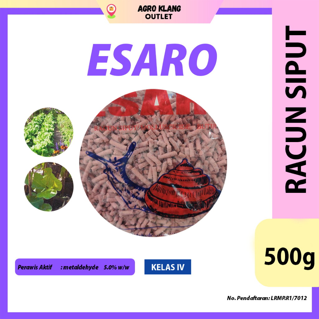 ESARO Racun Siput Snail Killer Chemical Poison Killer Molluscicide ...