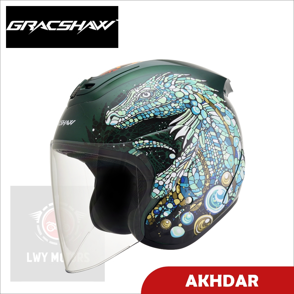 GRACSHAW MOTORCYCLE HELMET | Shopee Malaysia