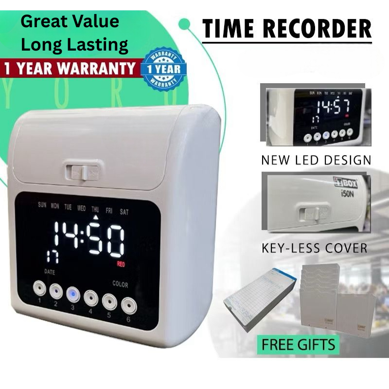 Yoru Time Recorder | Punch Card Machine | Attendance Machine | Mesin ...
