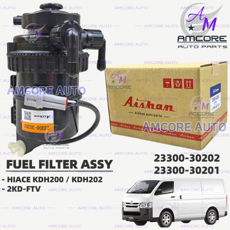 TOYOTA HIACE KDH200 KDH202 2KD FTV - FUEL FILTER ASSY / DIESEL FILTER ...