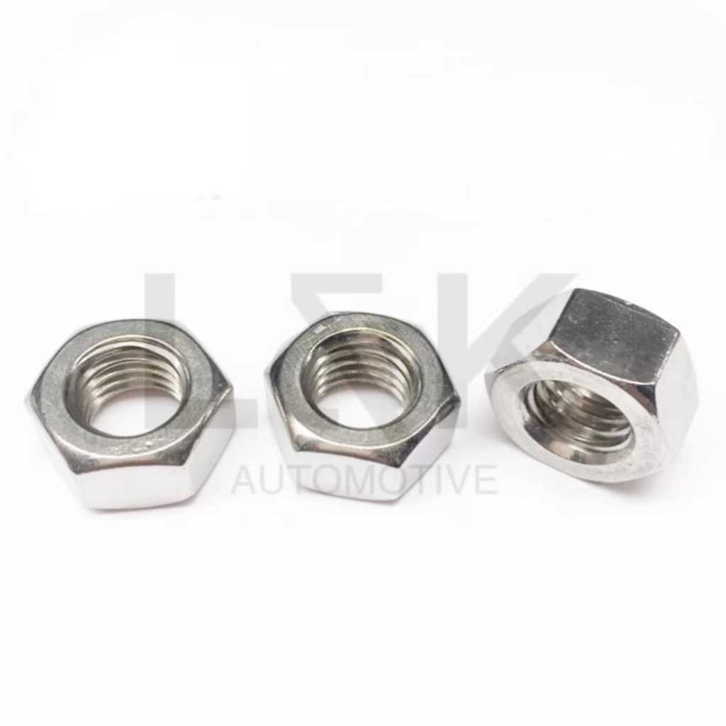 304 Stainless Steel Hex Nut M2 M2.5 M3 M4 M5 M6 M8 M10 Hexagon Nut | Shopee Malaysia