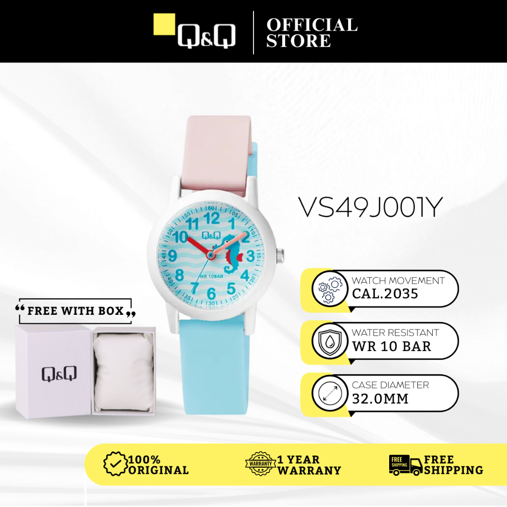 Q&Q Japan by Citizen Jam Tangan Kanak-Kanak Kids' Resin Analogue Watch ...