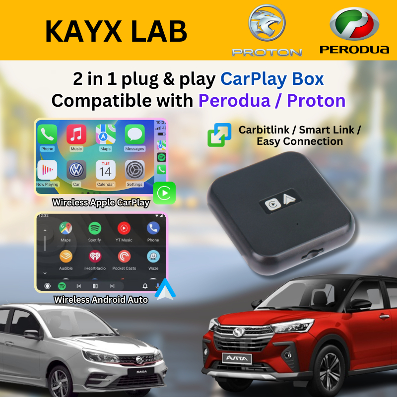 Carbitlink EasyConnection Smartlink to Wireless Carplay for Perodua Ativa Axia Myvi Saga S70 X70 ...