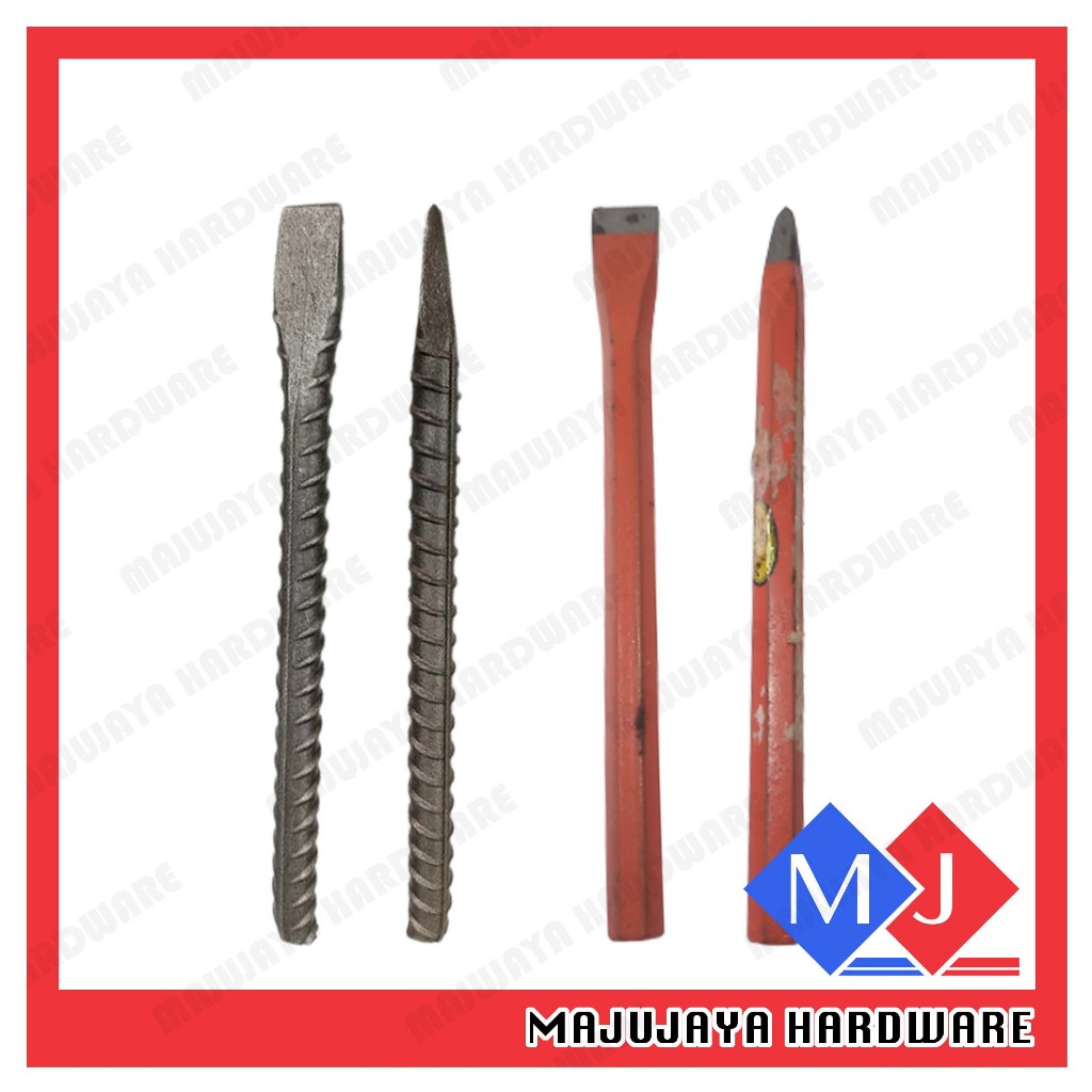 10'' MOUNT TAI Point Flat Concrete Builder Metal Pahat Konkrit Chisel ...