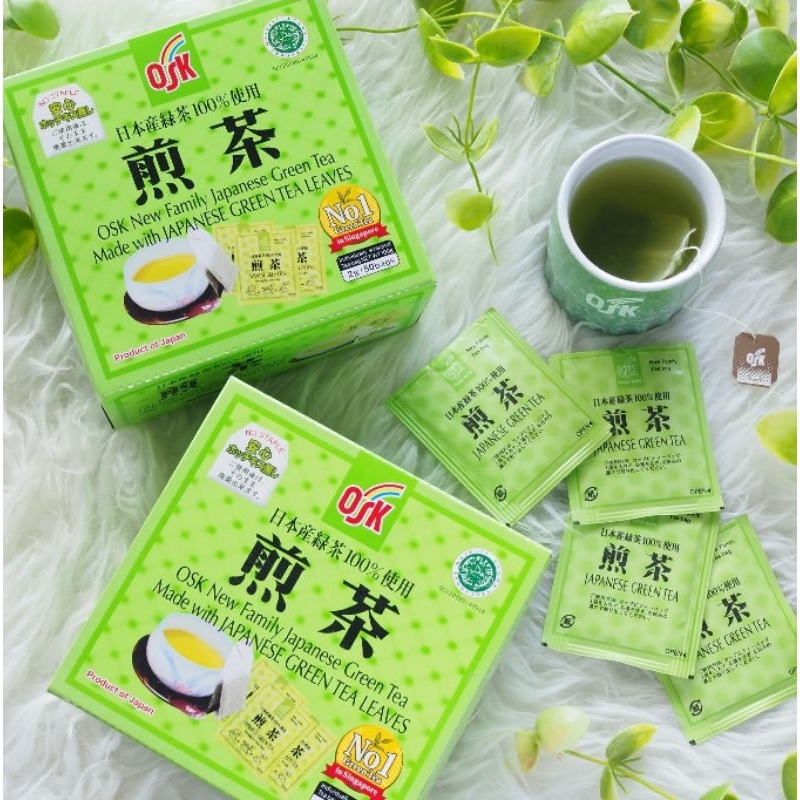 [JAPAN日本] OSK Japanese Green Tea 50s - No Sugar, Weight Loss/ Halal ...
