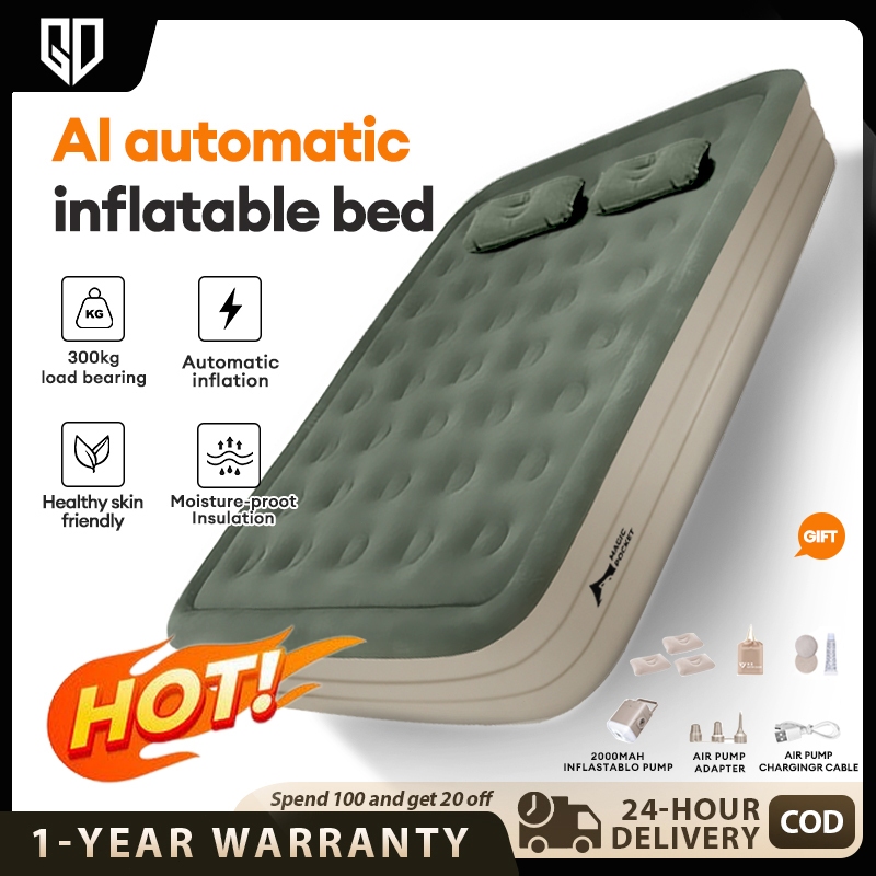【GD】🎁Free Pillow🎁 tilam angin auto pump air bed mattress with auto pump ...