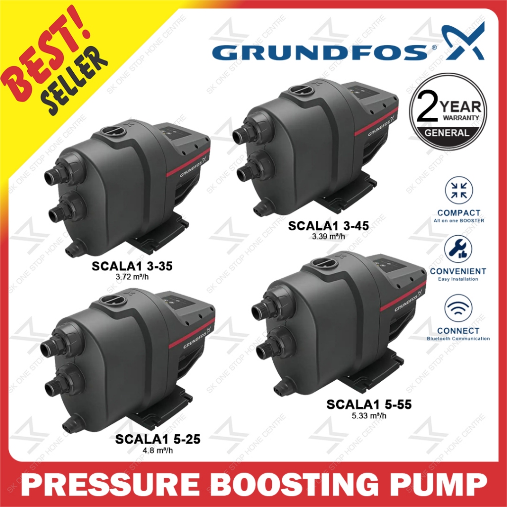 (DEC Promo) GRUNDFOS Water Pump SCALA 1 Self Priming Water Pump ...