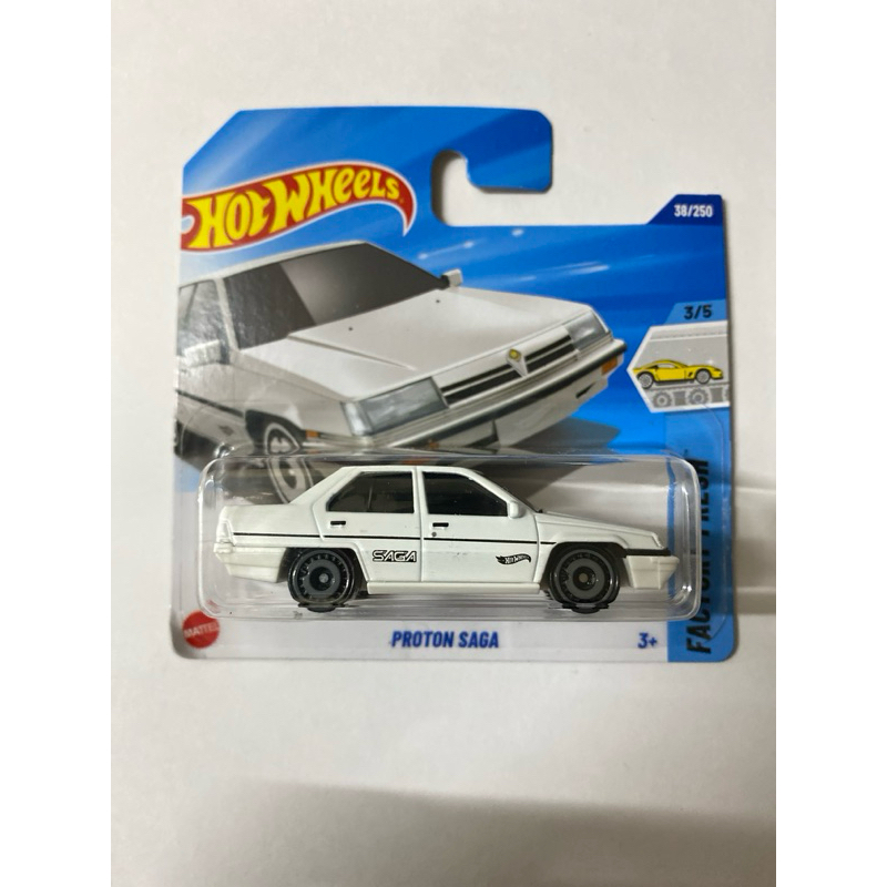Hot wheels Proton Saga Putih White Short Card | Shopee Malaysia