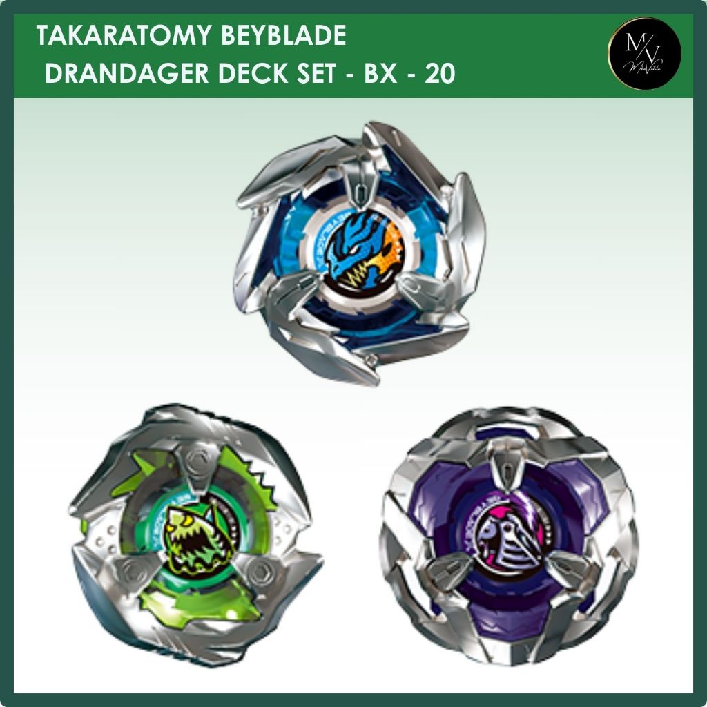 BEYBLADE X BX-20 Drangard Metal Deck Set - Ultimate Battling Experience ...